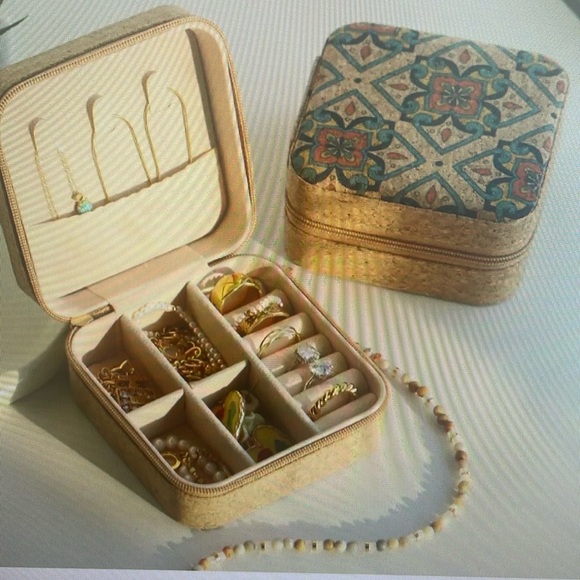Storage & Organization | Vintage Inspired Cork Jewelry Box | Poshmark